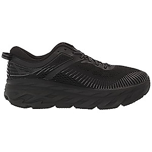 HOKA ONE ONE Bondi 7 Mens Shoes Size 10.5, Color: Black/Black