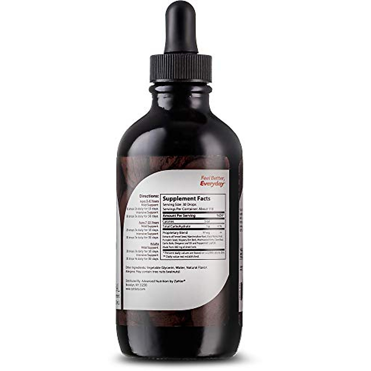 Zahler - ParaGuard Cleanse Liquid Drops - Gut Health Detox Supplement - Formula has Wormwood, Garlic Bulb, Pumpkin Seed, Clove & More - Natural Cleanse Detox for Humans - Certified Kosher (4 Oz)