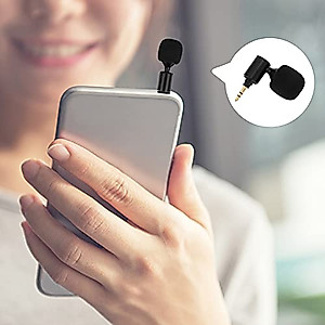 KOMBIUDA Recording Microphone smartphone microphone straight head microphone Singing Mic Podcast Microphone Home Microphone small mic Laptop Microphone sponge household online class