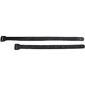 Walker & Williams XL-60 Black Guitar Strap Extender Lengthens W&W Straps Up To 60" For Acoustic, Electric, And Bass Guitar Straps