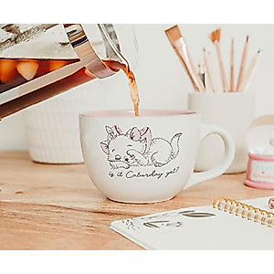 Disney The Aristocats Marie Is It Caturday? Ceramic Soup Mug | Holds 24 Ounces