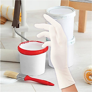 PLAYTEX Multi-Purpose White Latex Gloves, 1-Size Fits Most 60 Count (Pack of 1)