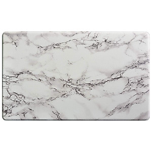 Art3d Premiun Reversible Anti-Fatigue Kitchen Mat, Anti-Slip Floor Comfort Mat for Kitchen, Bathroom, Laundry Room or Office (18x30, Marble Design)