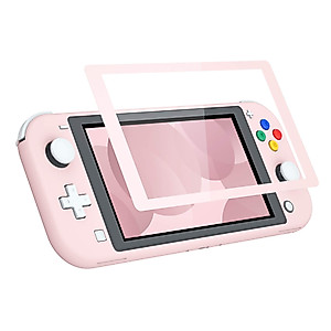 eXtremeRate Cherry Blossoms Pink DIY Replacement Shell for Nintendo Switch Lite, NSL Handheld Controller Housing with Screen Protector, Custom Cover for Nintendo Switch Lite [Console NOT Included]