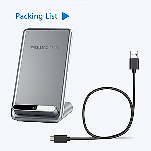 Yootech 7.5W/10W/15W Wireless Charger, Wireless Charging Stand Compatible with iPhone 14/14 Plus/14 Pro/14 Pro Max/13/SE 2022/12/11/X/8,15W for LG V50/V40/V35/V30,10W for Galaxy S21/S20,Pixel 3/4XL