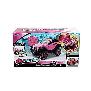 Jada Toys GIRLMAZING Jeep R/C Vehicle (1:16 Scale), Pink, Standard