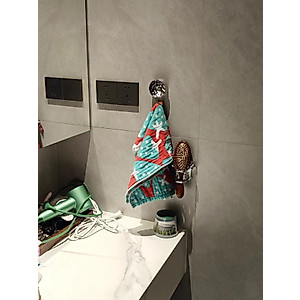 RPS-IND Rotating Vacuum Suction Cup Hooks, No Drilling No Pasting Heavy Duty Towel Shower Hanger,Removable Reusable Window Glass Door Suction Wall Holders for Bathroom Kitchen Bedroom Travel,2 pcs