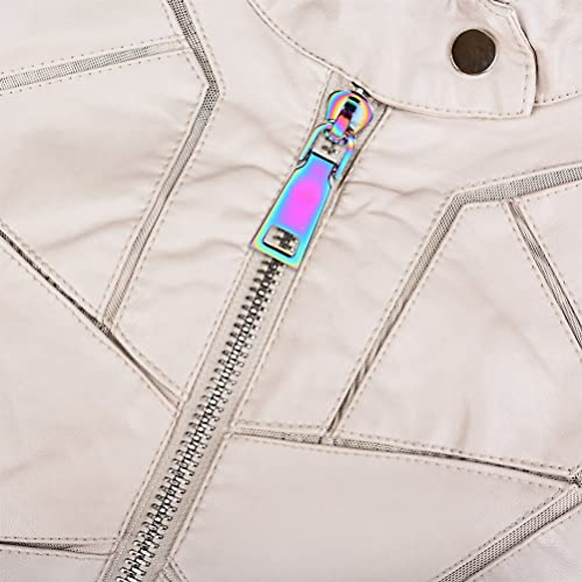 TEHAUX Rainbow Pulls Zipper Replacement 10pcs Metal Slider Zipper Repair Zipper for Sewing DIY Tailor Craft Coats Jacket Purses Luggage Backpacks Bags Shoes