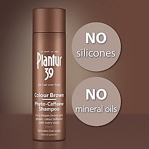 Plantur 39 Color Brown Phyto-Caffeine Shampoo, 8.45 Fl Oz