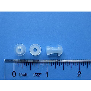 10 Small (S) Soft Replacement Mushroom Domes Eartips Earbuds Compatible with Siemens Touching, Motion, Nitro, Aquaris, Siemens Life, Lotus 12P 13P 13SP 23P 23SP 23M BTE (Behind The Ear) Hearing Aids