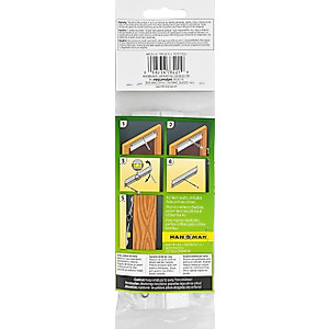 Hillman 122371 Hardware Hangman Picture and Mirror Hanging System 75lb, 6", Aluminum