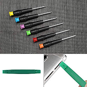 KALIM Triangle Head Screwdriver Set, 6 PCS Repair Insulation Set, Triangle Driver Set for Thomas McDonald's Toy, Suitable for Electronic Equipment Disassembly, Toy Repair, etc.(TA1.4-TA3.0)