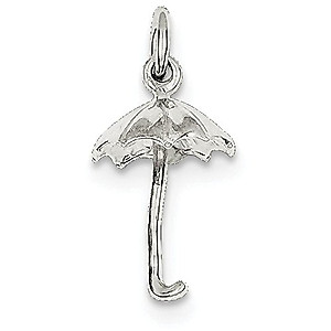 FJC Finejewelers Sterling Silver Umbrella Charm
