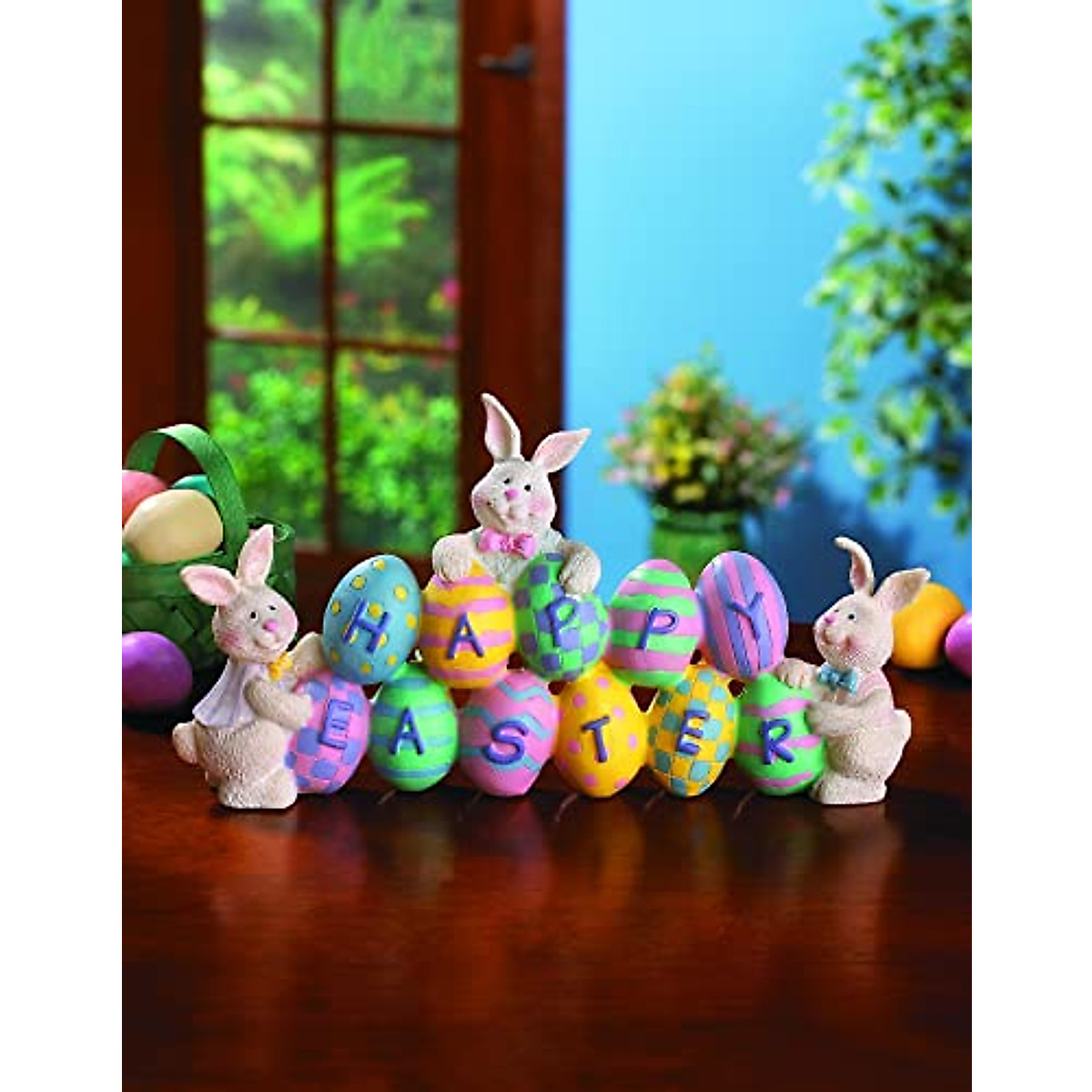 Fun Express Eggs & Easter Bunnies Tabletop Decoration