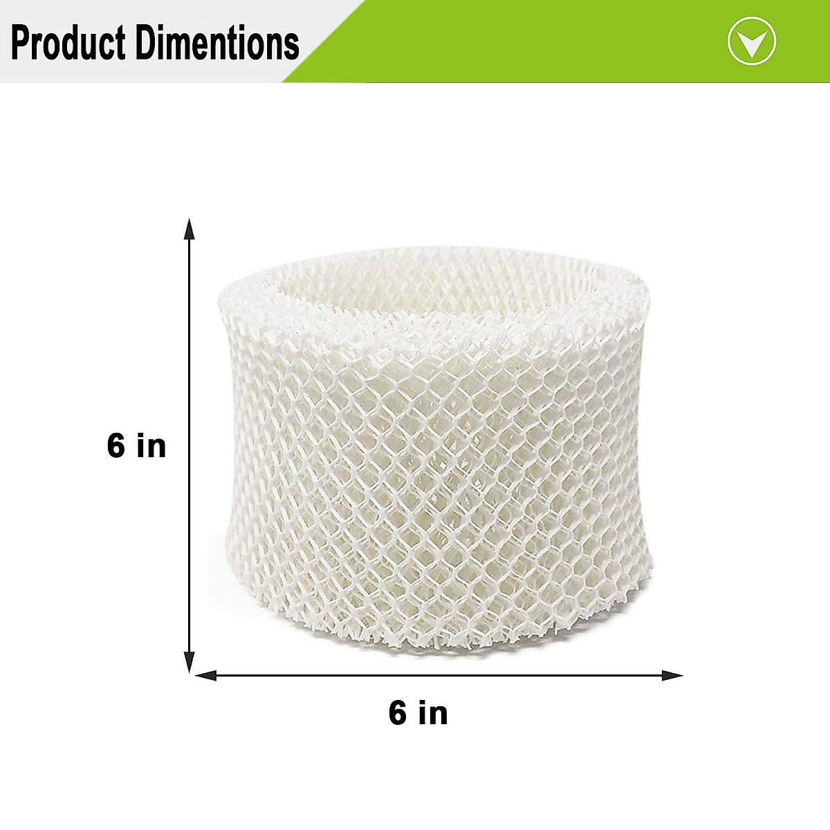 Lemige 6 Pack HC888 Series Filters C Compatible with HC-888, HC-888N, HC-888, HC-888N, HCM-890, HEV-320 Series, Compatible with Duracraft DCM-200, DH-890