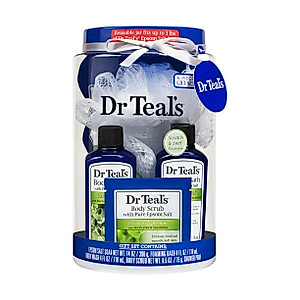 Dr. Teal's Epsom Salt Eucalyptus & Spearmint Regimen Set with Reusable Container