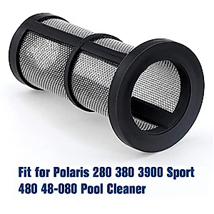 Funmit in-Line Filter Screen 48-222 Replacement for Zodiac Polaris 180, 280, 380, 3900 Model Pool Cleaner in-Line Filter Screen 48-222 (2 Pack)
