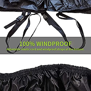 4-6 Seaters UTV Covers Waterproof Outdoor,Heavy Duty Fadeless Oxford Cloth,Windproof All Weather Side by Side Covers Accessories for Polaris RZR Can-Am Yamaha Honda,157Lx59Wx71H Inches