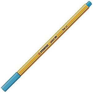 STABILO Point 88 Fineliner, Light Blue, 0.4 mm