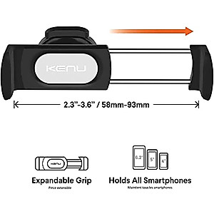 Kenu Airframe Pro | Universal Vent Car Phone Mount Holder for iPhone, Android, Pixel, Samsung, LG, Moto, Huawei, Nokia, and Large to XL Smartphones