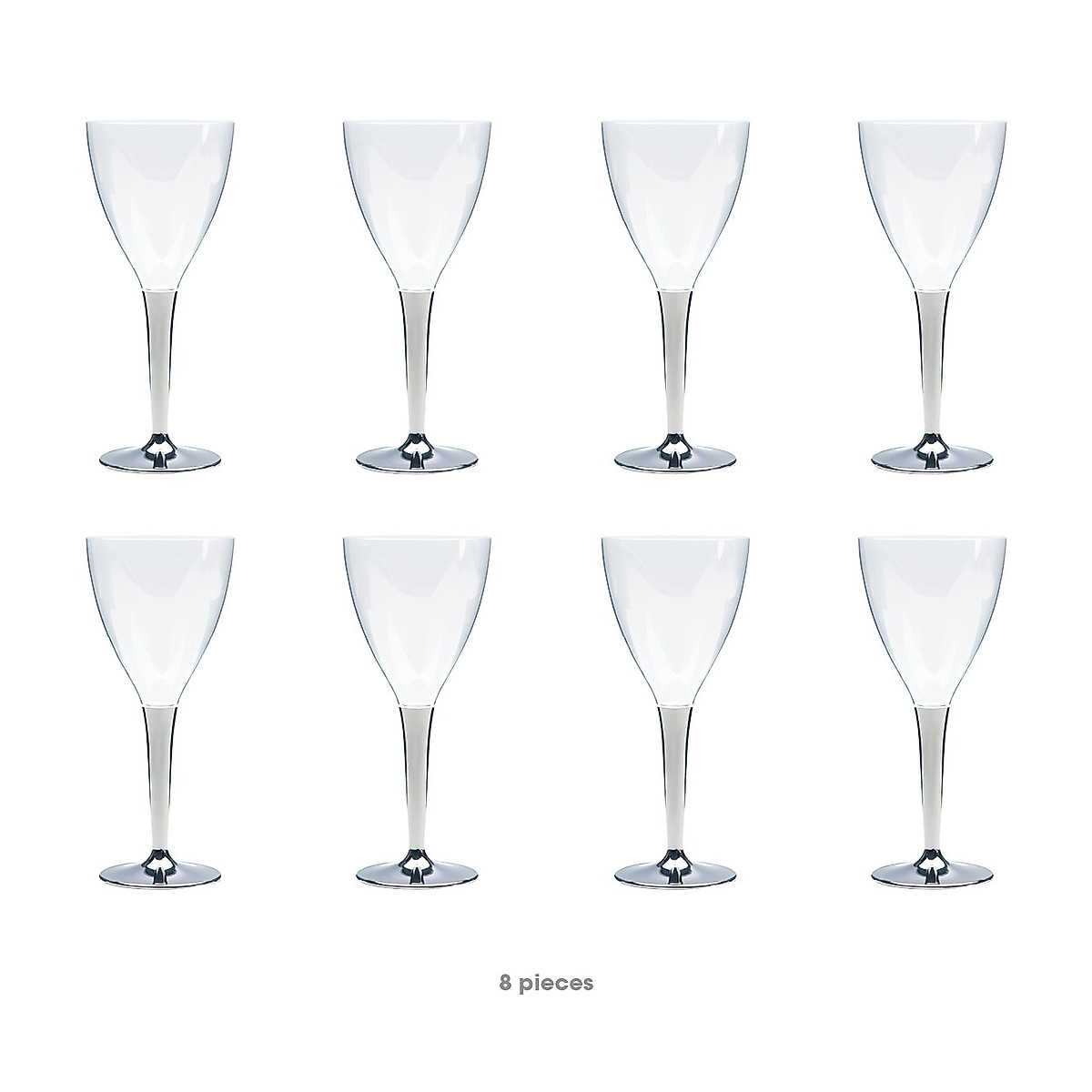 Mozaik 8 ct Wine Glass, Clear