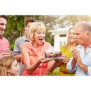 Suavell 5 Circle Necklace Pendant, 50th Birthday Gifts for Women. Sterling Silver Chain Necklace, Minimalist Jewelry, Dainty Necklace. Daughter Gift from Mom, Gifts for Women Turning 50