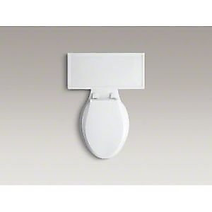 KOHLER K-3817-0 Memoirs Stately Comfort Height Two-Piece Elongated 1.28 GPF Toilet with AquaPiston Flush Technology and Left-Hand Trip Lever, White