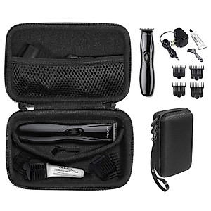 CaseSack Trimmer Case for Andis Slimline Pro Li T-Blade Trimmer, Wahl Stainless Steel Lithium Ion+, Ion 2.0+ Beard and Nose Trimmer Model 9818