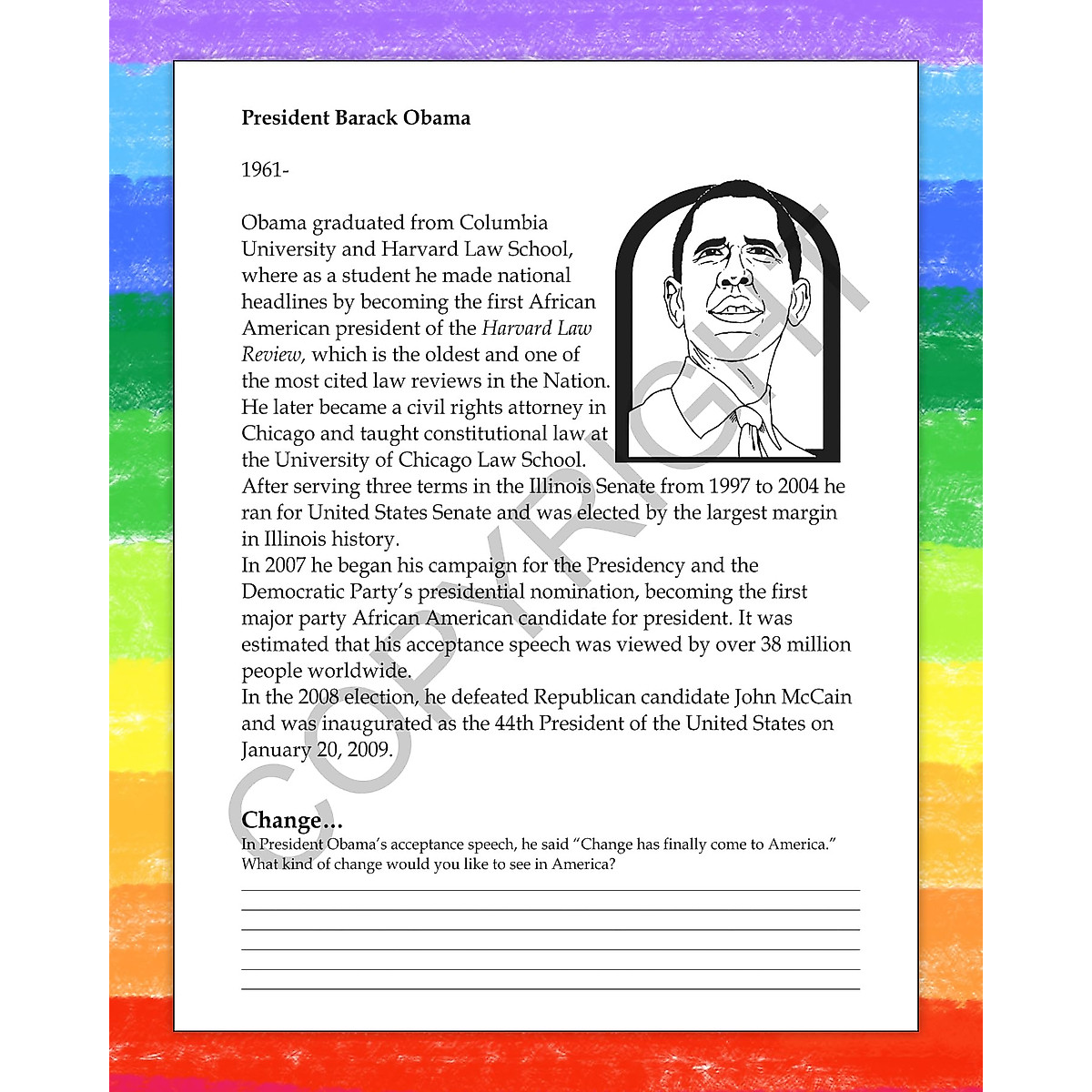 ZOCO - Black History Educational Coloring Books (25 Bulk Pack, Without Crayons) - African American History Month Handout - Games, Puzzles, Activities for Kids