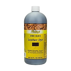 Fiebing's Leather Dye - USMC Black 32 oz