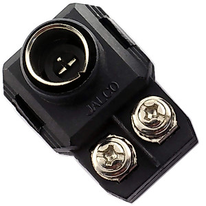 E-outstanding 2PCS Antenna Matching Transformer Connector 300 Ohm to 75 Ohm Quick Push-On Plug UHF VHF FM Converter Adapter