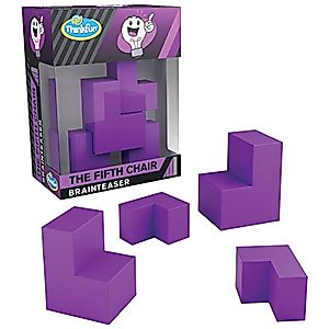 ThinkFun Pocket Brainteasers - Fifth Chair Game and STEM Toy for Boys and Girls Age 8 and Up