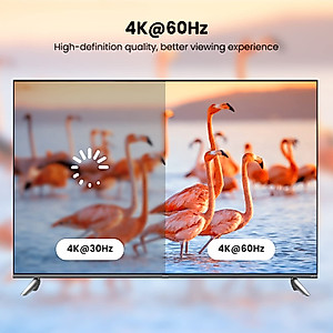 UGREEN Micro HDMI to HDMI Cable Adapter 4K 60Hz Ethernet Audio Return Channel Compatible with GoPro Hero 7/6 Raspberry Pi 5 Retroid Pocket 3+/3 Yoga 3 B500 Camera Video Capture Card 6FT