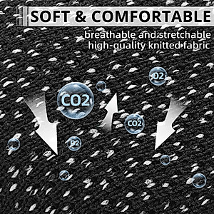 Akk Women Walking Shoes Slip on Sock Sneakers Non-Slip Mesh Sneakers for Women Light Weight Air Cushion Running Work Shoes Grey,11