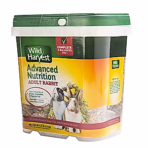 Wild Harvest Wh-83544 Wild Harvest Advanced Nutrition Diet For Rabbits, 4.5-Pound