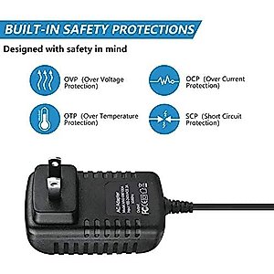 SSSR Barrel Tip AC Adapter for Hitachi Digital 8 Hi8 8mm Video Camcorder VHSC Camera VM-D865 VM-D865LA VM-D965 VM-D965LA VM-D873LA VM-D875LA VM-D975LA