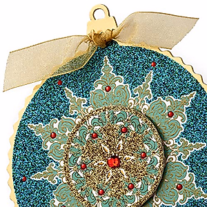 Hallmark Boxed Handmade Christmas Cards Assortment (Set of 24 Special Holiday Greeting Cards and Envelopes) (1XPX5156)