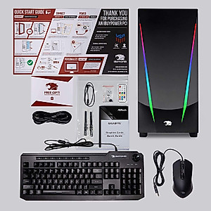 iBUYPOWER Pro Gaming PC Computer Desktop Trace 4 （AMD Ryzen 5 3600 3.6GHz, GeForce GT 730 2GB, 8GB DDR4 RAM, 240GB SSD, WiFi Ready, Windows 10 Home w/Tstar Mousepad