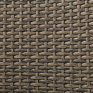 Crosley Furniture CO7161-LB Rockport Outdoor Wicker High Back Loveseat, Light Brown