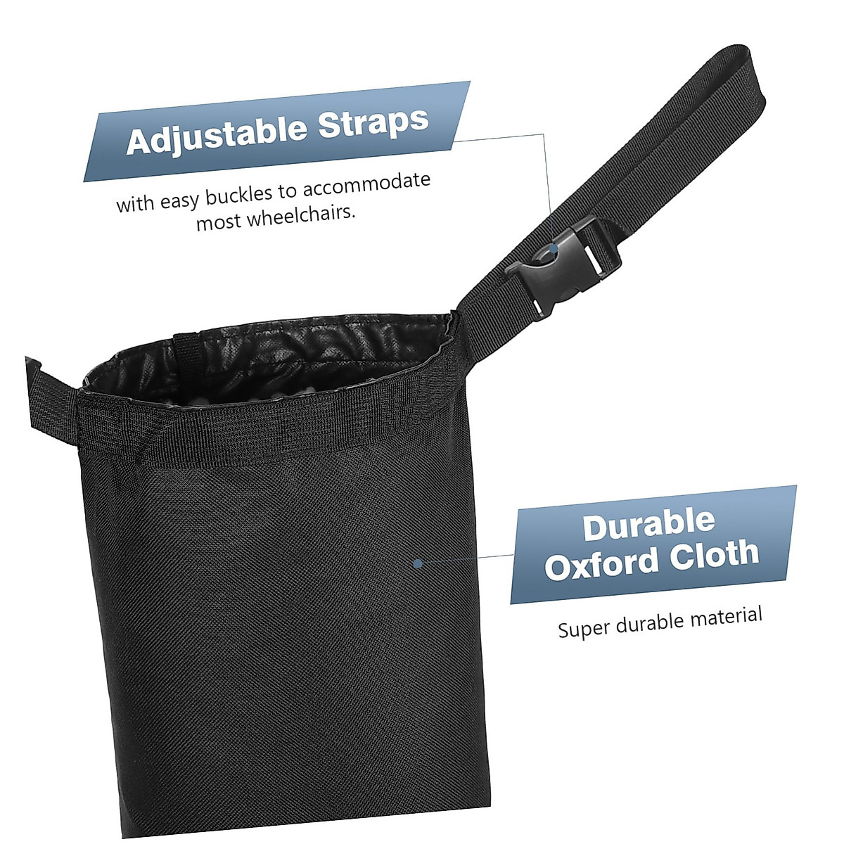 Cabilock Wheelchair Oxygen Holder Oxford Cloth Bag Oxygen Cylinder Holder Oxygen Tank Pouch Easy to Carry