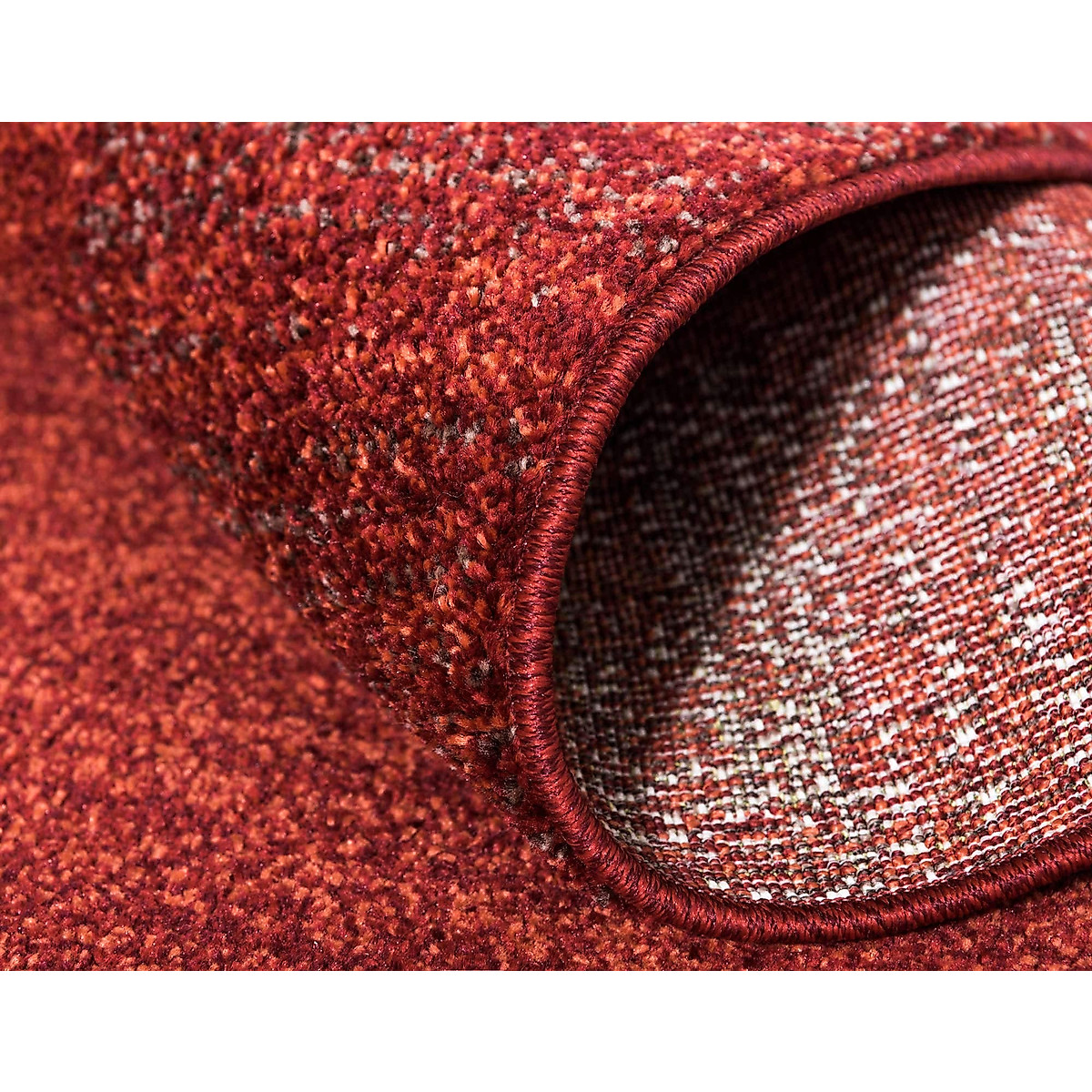 Unique Loom Del Mar Collection Area Rug - Abigail (3' 3" x 5' 3" Rectangle, Terracotta/ Red)