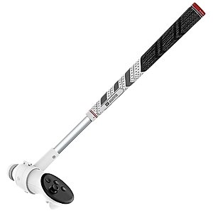 AMVR Golf Club Attachment Compatible with Meta/Oculus Quest 3S/Quest 3, Non-Slip VR Golf Handle Grip for Golf +, 80 Degree Design Keep Tracking （for Right Controller, Not for Charging Dock Battery）