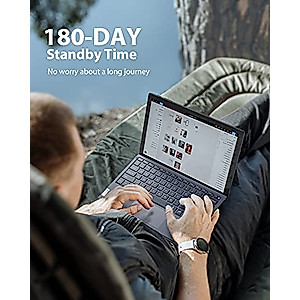 Inateck Surface Pro 7 Keyboard, Bluetooth 5.0, 7-Color Backlight, Compatible with Surface Pro 7/7+/6/5/4, KB02026 Gray