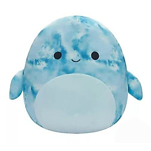 Squishmallow Rare 11" The Dolphin Plush - Add Danika to Your Squad, Ultrasoft Stuffed Animal Large Plush Toy, Official Kellytoy Plush