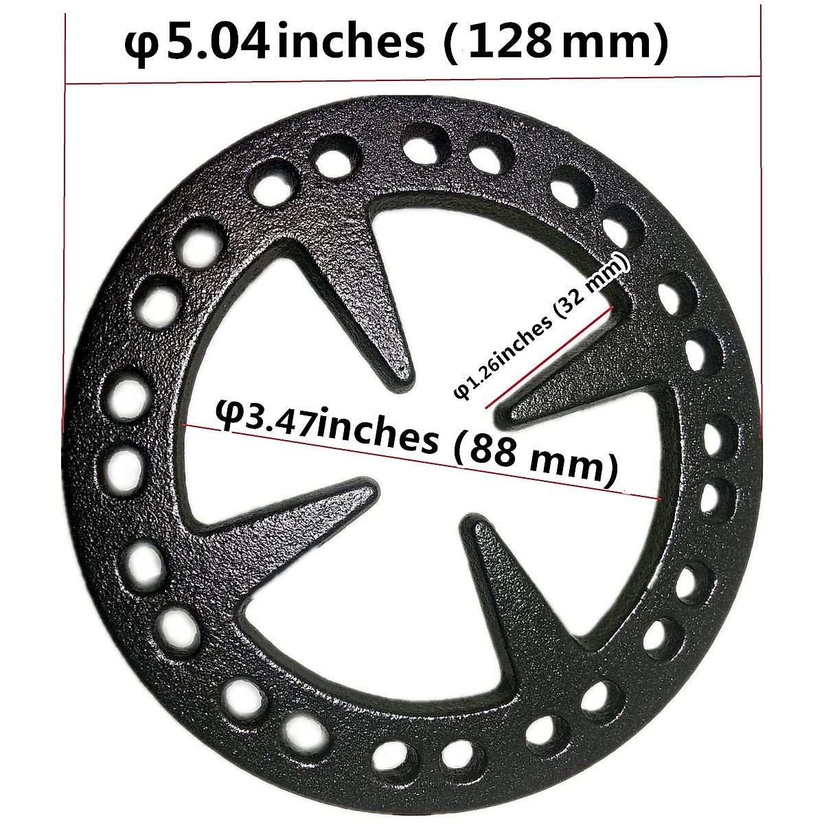 𝐌𝐂𝐀𝐌𝐏𝐀𝐒 2 Packs Cast Iron Gas Stove Cooker Ring Reducer for Gas Stovetop Espresso Maker,Coffee Moka Pot