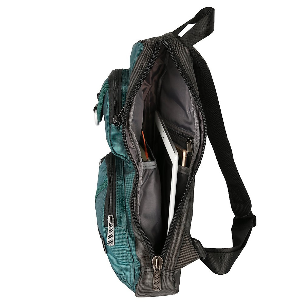 Vanlison Sling Bag, Chest Bag, Sling Backpack Shoulder Bag For Men Women Black