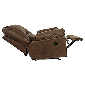 Signature Design by Ashley Bladen Faux Leather Manual Rocker Recliner, Brown