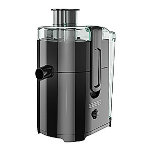 BLACK+DECKER 400-Watt Fruit and Vegetable Juice Extractor, Black, JE2400BD