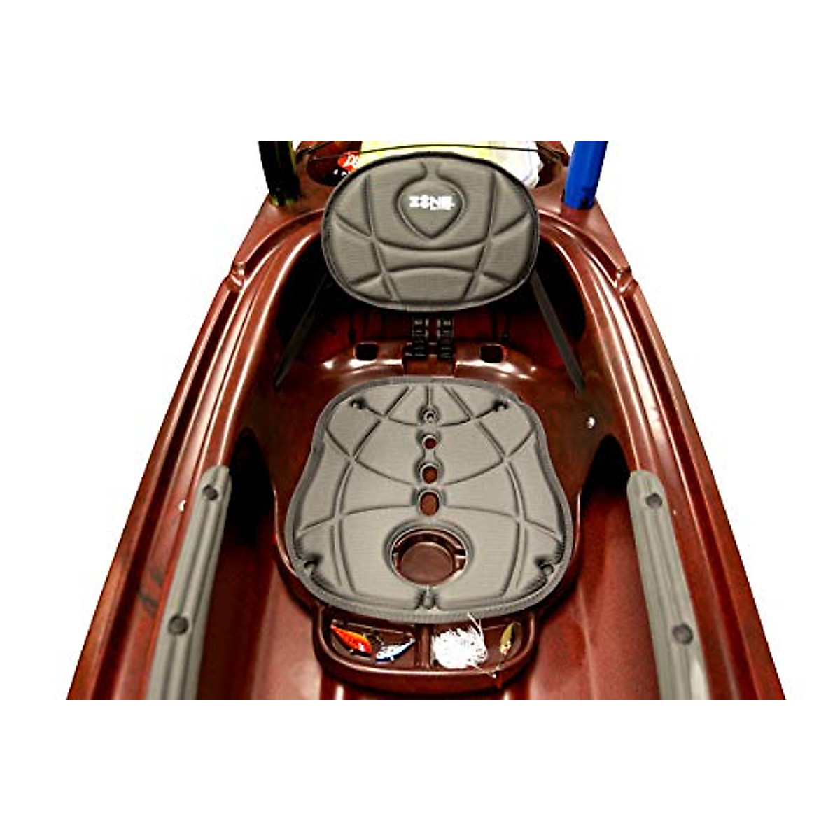 Perception Kayaks Sound 10.5 | Sit Inside Kayak for Fishing and Fun | Two Rod Holders | Large Rear Storage | 10' 6" | Dapper