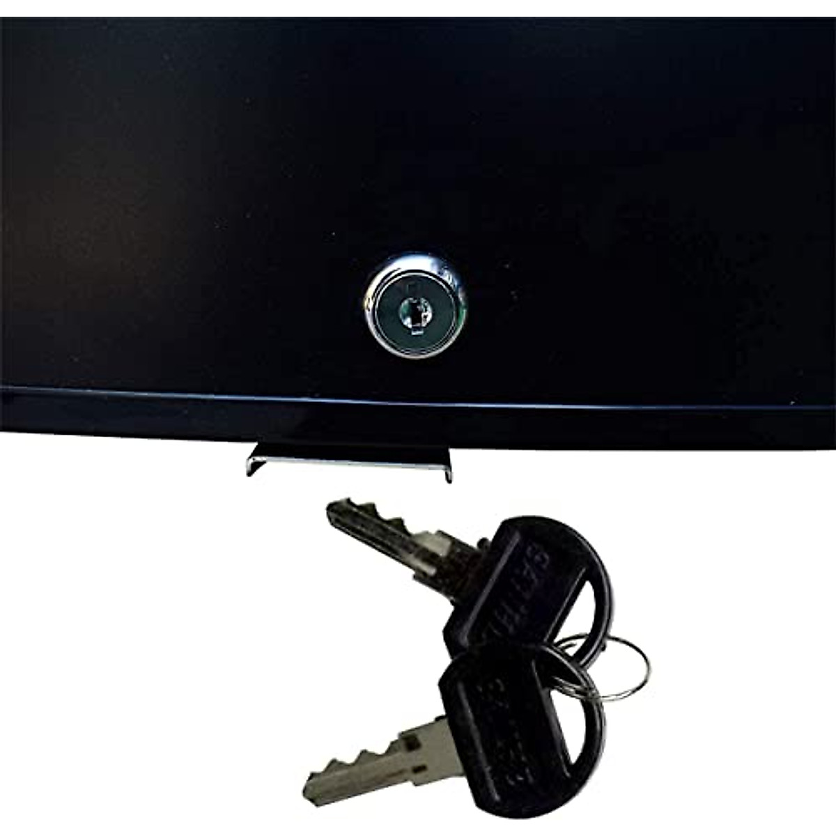 Small Refrigerator with Lock 1.2 cuft 12V/110V Fridge Lockable Small Refrigerators Freightliner Cascadia Truck Mini fridge RV Can Cooler Camper, 36 qt